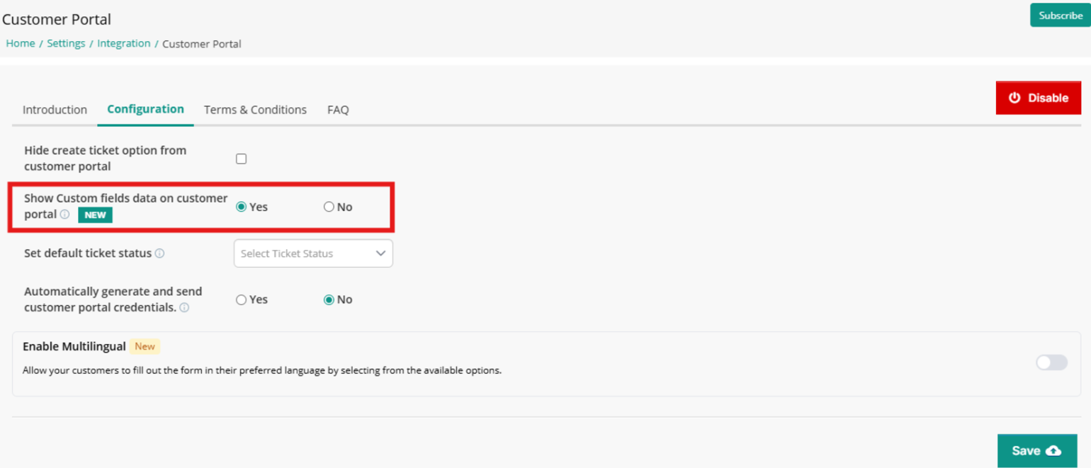 Customer Portal