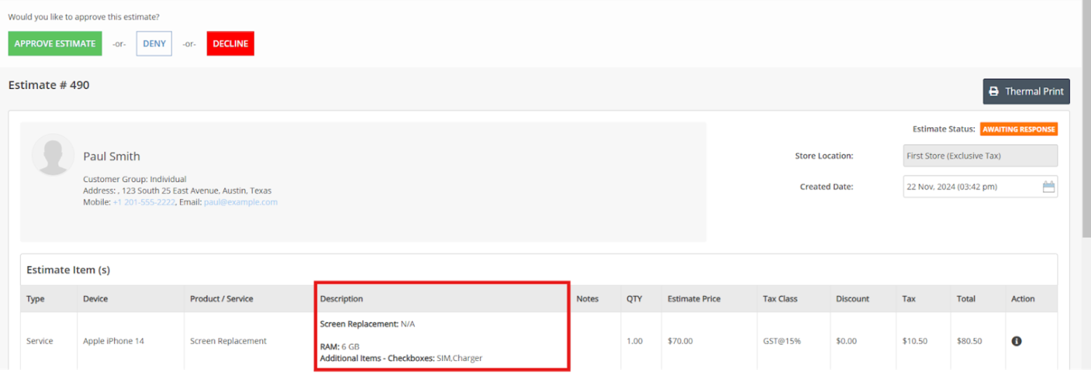 Customer Portal